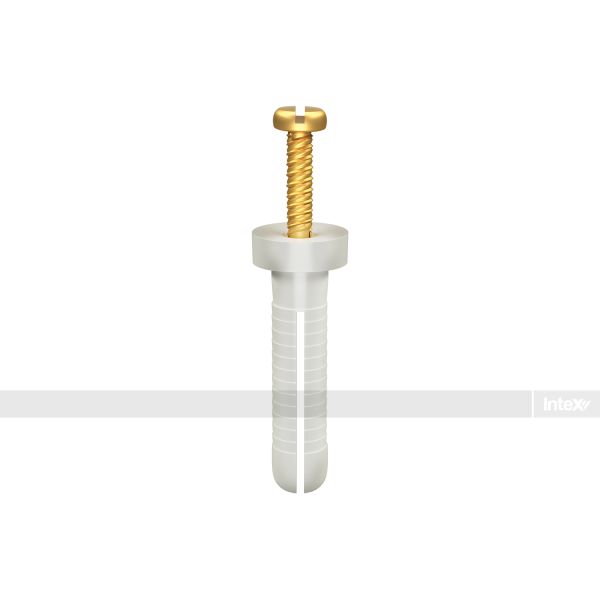 Intex MegaFix® Nylon Pin Anchor with Round Head 6.5 x 25mm